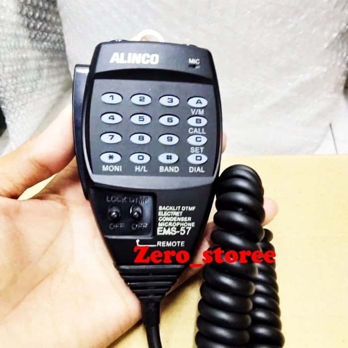 Jual HANDMIC ALINCO EMS-57 MIC RIG DR-135 HAND MIC ALINCO DR135 MIG EMS57 | Shopee Indonesia