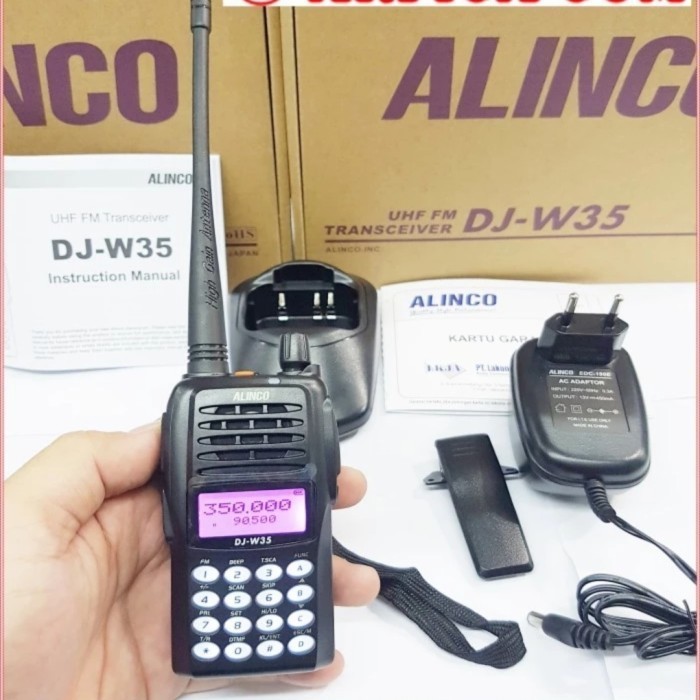 Jual HT ALINCO DJ-W35 UHF 350-390MHZ HANDIE TALKY ALINCO W35 | Shopee ...