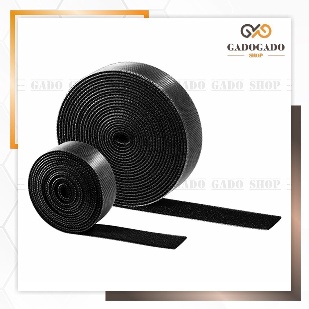 Jual GGS HL0132 Velcro Kabel Strap Pengikat Kabel Perekat Kabel 10m ...
