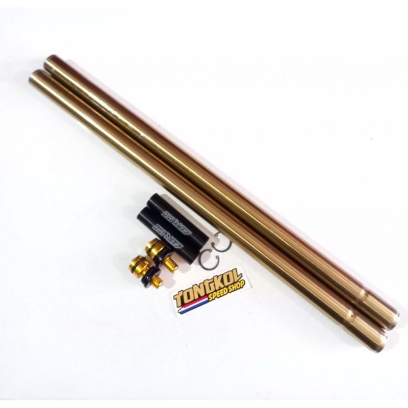 Jual AS SHOCK DEPAN CBR 150 31MM GOLD PLUS PRELOAD | Shopee Indonesia