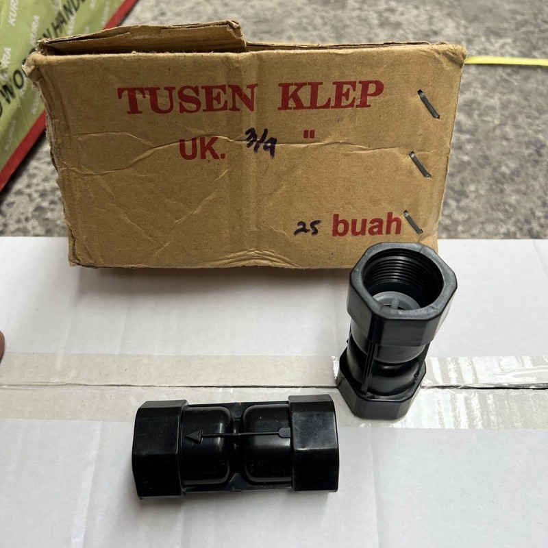 Jual Tusen Klep PVC Hitam 1/2 3/4 " inch Tosen Tussen Foot Valve ...