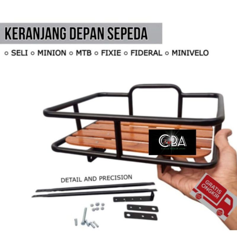 Jual front rack panier kranjang rak depan keranjang sepeda fixie jadul ...