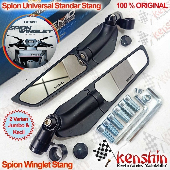 Jual Kaca Cermin Spion Motor Winglet Xmax Nmax Aerox Pcx ADV Vario Beat ...
