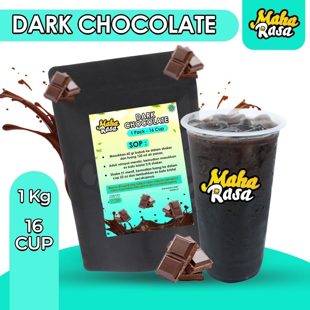 Jual MAHA RASA - Dark Coklat Bubuk Minuman Instan (1 KG) | Shopee Indonesia