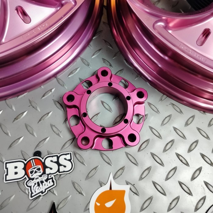 Jual Velg Marus W225 12inc Pink Front & Rear Vespa Sprint Prima GTS S ...