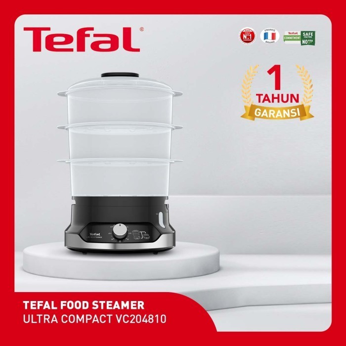 Jual Tefal Food Steamer Ultra Compact Vc204810 Pengukus Kukusanfs ...