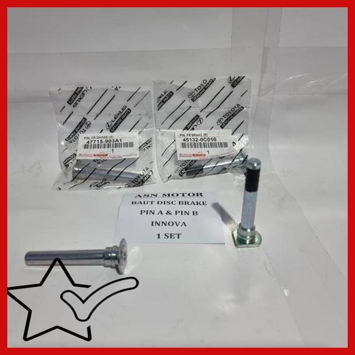 Jual [ANB] PIN CALIPER ATAU BAUT DISC BRAKE PIN A DAN PIN B INNOVA ...