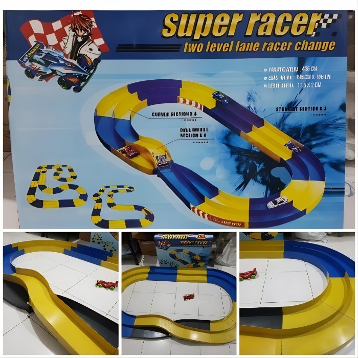 Jual Terbaru Mainan Track Tamiya 4Wd 2 Jalur Trek Lintasan Arena Balap ...
