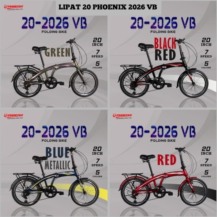 Jual SEPEDA LIPAT 16 / 20 INCH PHOENIX 2025 RX / 2026 / 2025 ASLI ...