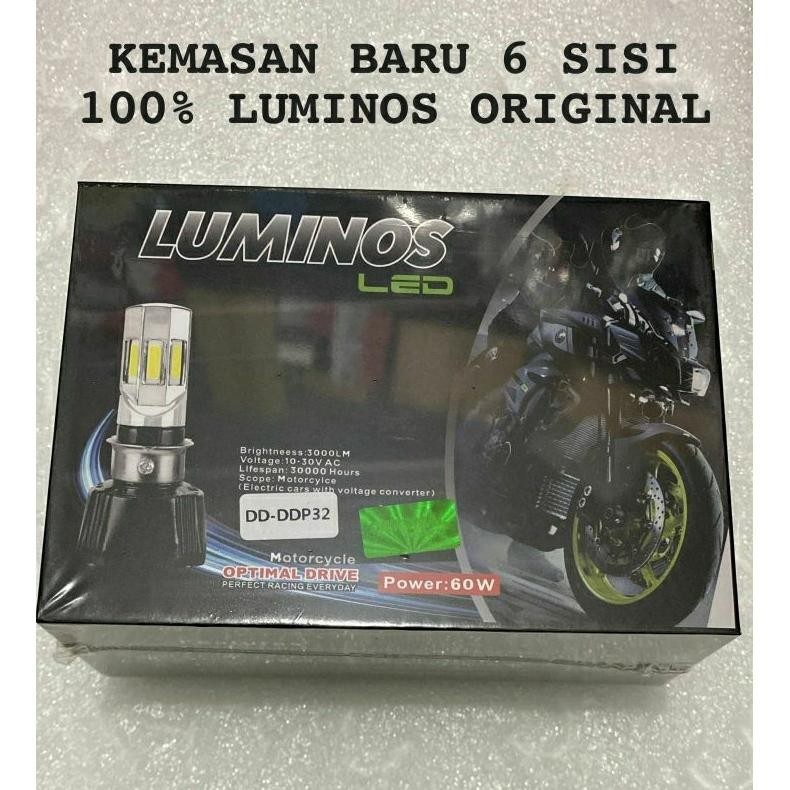 Jual (AKSESORIS MOTOR) Lampu Led Depan LUMINOS ORIGINAL 6 MATA DAN 3 MATA 35 Watt LAMPU DEPAN ...
