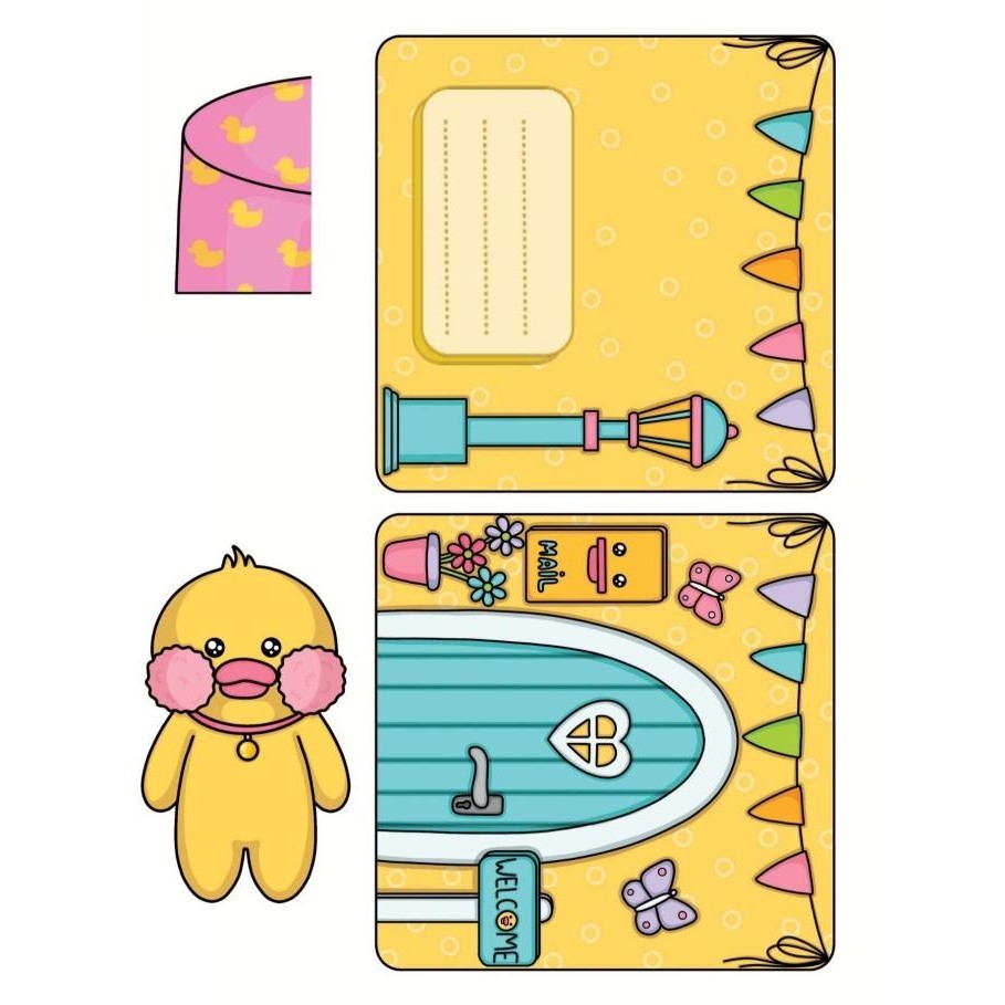 Jual Bebek Viral Doll Quite Book Paper Duck Mainan Edukasi - Belum ...