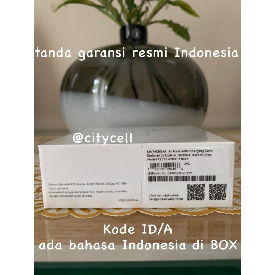 Jual Apple AirPods 2 (2nd Gen) 2019 Garansi Resmi Indonesia (iBox) | Shopee Indonesia