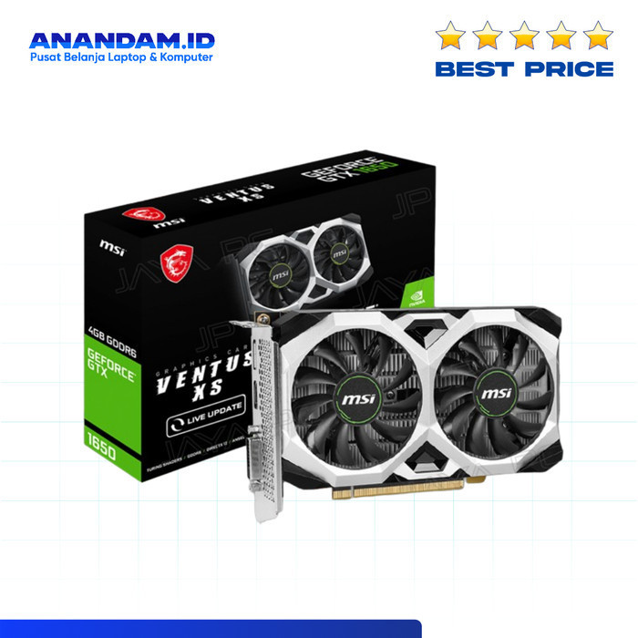 Jual VGA MSI Geforce GTX 1650 Ventus XS OCV3 4GB - 4 GB DDR6 | Shopee Indonesia