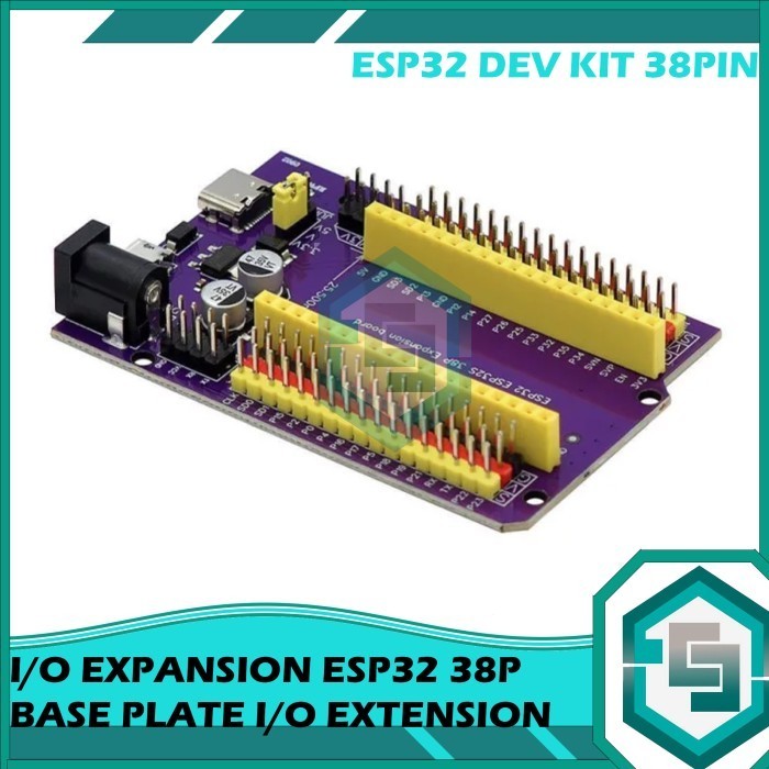 Jual BASE PLATE EXTENSION I/O EXPANSION ESP32 SHIELD ESP32S 38P ...
