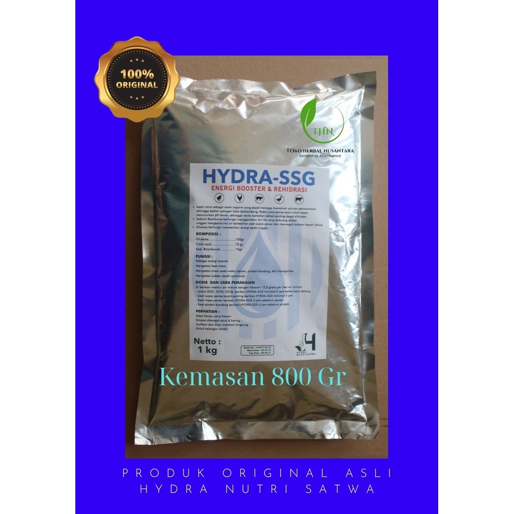Jual Hydra SSG Hydrassg Original Asli Produk Prof Antimon Ilyas Kemasan 800 Gr | Shopee Indonesia
