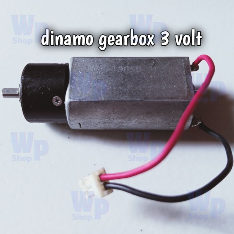 Jual mini gearbox dinamo WFF-180H 3V | Shopee Indonesia