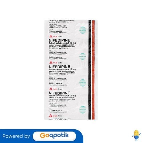 Jual NIFEDIPINE OGB DEXA MEDICA 10 MG STRIP 10 TABLET | Shopee Indonesia