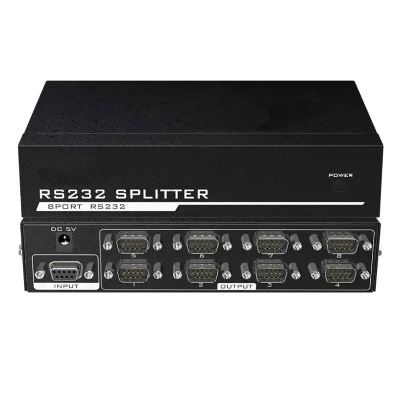 Jual 8 Port Splier Saklar Bi-arah Seri Aktif RS232 1 Ke 8 RS232 Splier ...