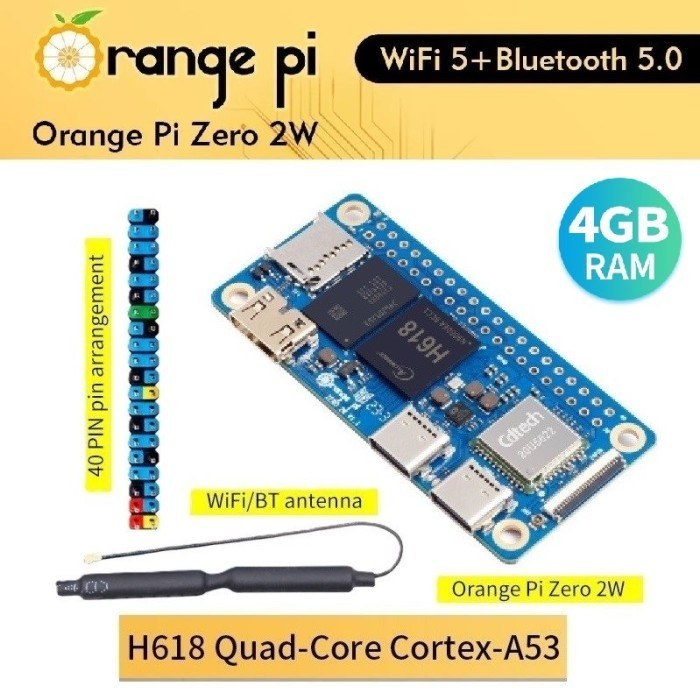 Jual Orange Pi Zero 2W - 4GB RAM | Shopee Indonesia