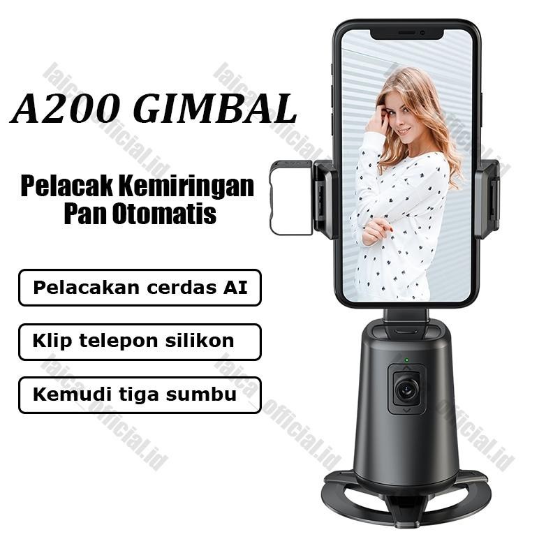 Jual Segera Dapatkan [Bisa Cod] A200 Auto Face Tracking Gimbal Handphone Stabilizer 360 ...