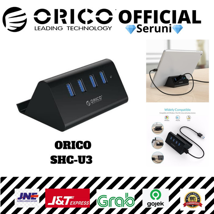 Jual BRG BARU ORICO SHC-U3 4 Port USB3.0 HUB with Phone & Tablet ...
