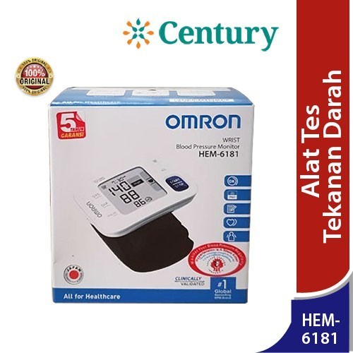 Jual Omron Wrist Blood Pressure Monitor HEM-6181 / Hipertensi / Alat ...
