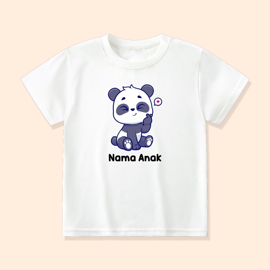 Jual Baju Kaos Anak Gambar Hewan Panda Atasan Anak Laki - Laki ...