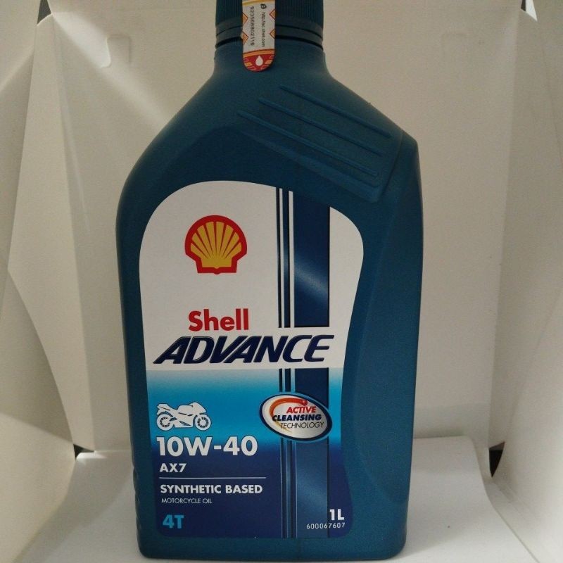 Jual oli shell advance AX7 4T 1 liter 10W-40 (botol) | Shopee Indonesia
