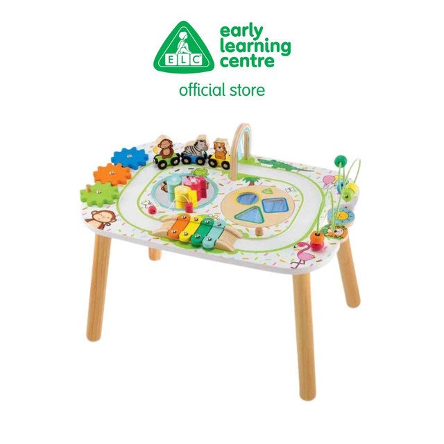 Jual ELC Wooden Activity Train Table - Mainan Kereta Kayu Anak | Shopee ...