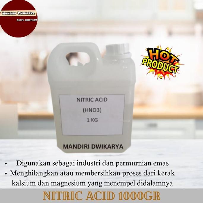 Jual Baru - Asam Nitrat / Nitric Acid / HNO3 68% | Shopee Indonesia