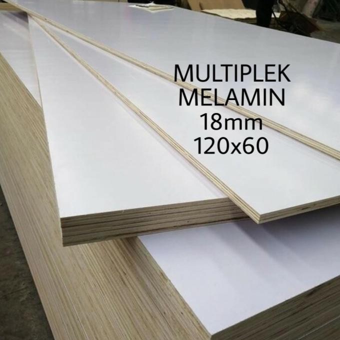 Jual Triplek / Multiplek Melamin Putih 18Mm (120X60)Cm, Plywood ...