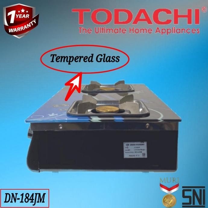 Jual Kompor Gas Todachi 2 Tungku DN 184 JM | Shopee Indonesia
