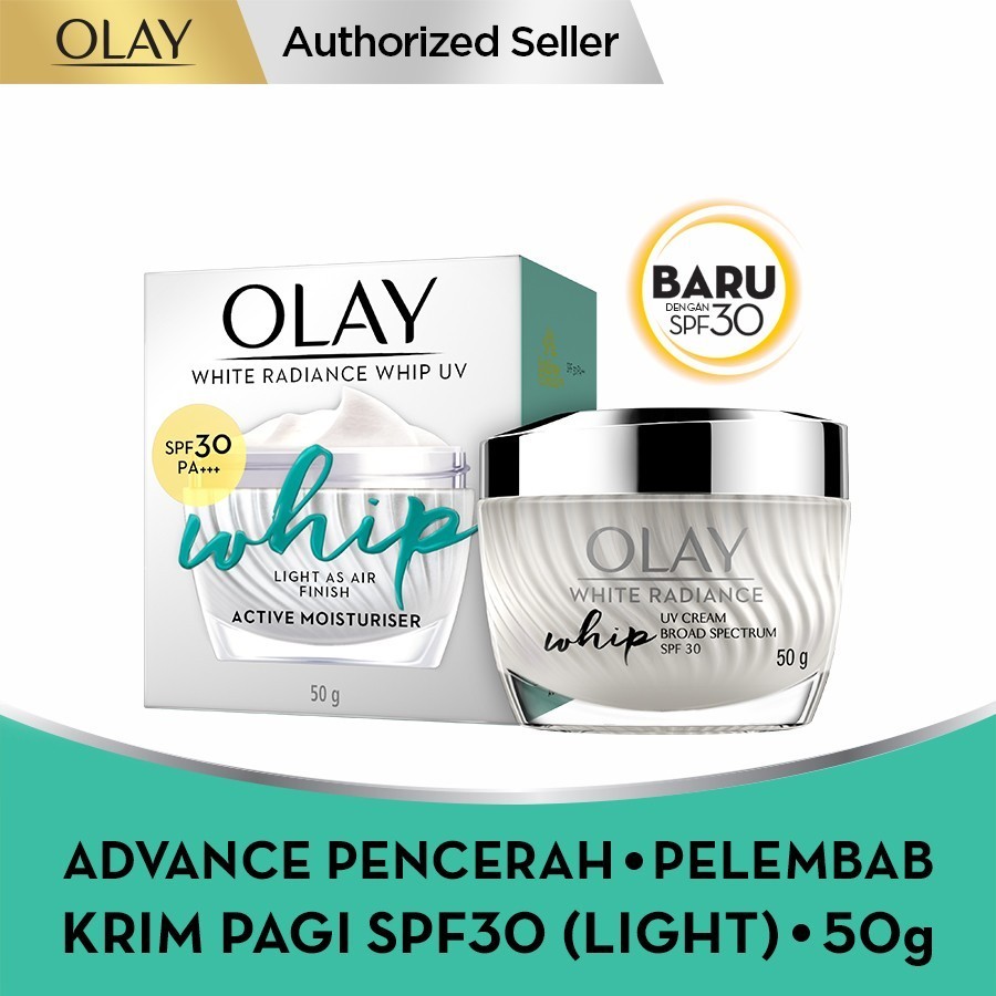 Jual Olay White Radiance Whip Active Moisturizer UV Krim 50g | Shopee ...