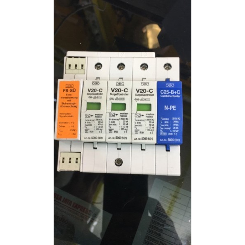 Jual Arester arrester obo 3 phase V20 penangkal petir | Shopee Indonesia