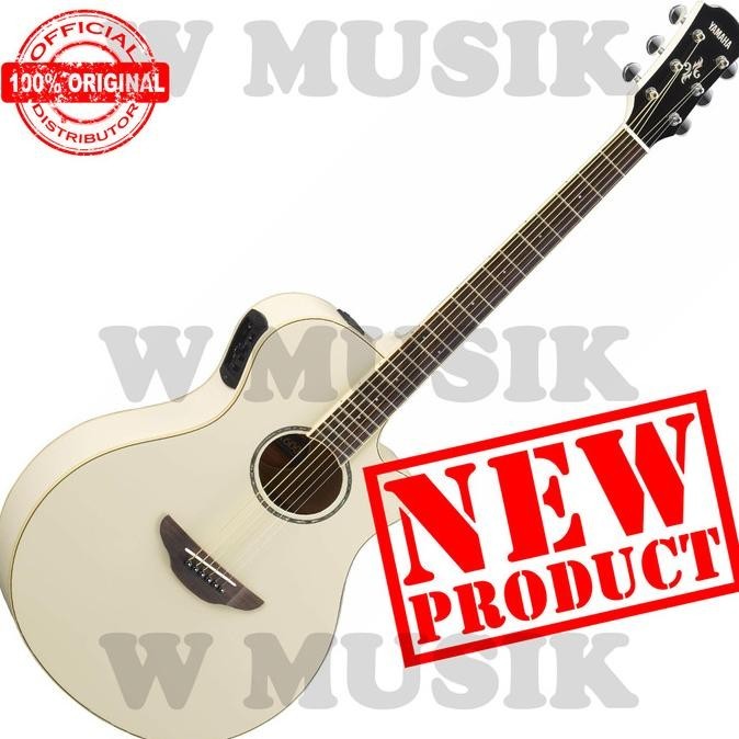 Jual Yamaha Gitar Apx 600/ Apx600/ Apx-600 - Vintage White | Shopee ...
