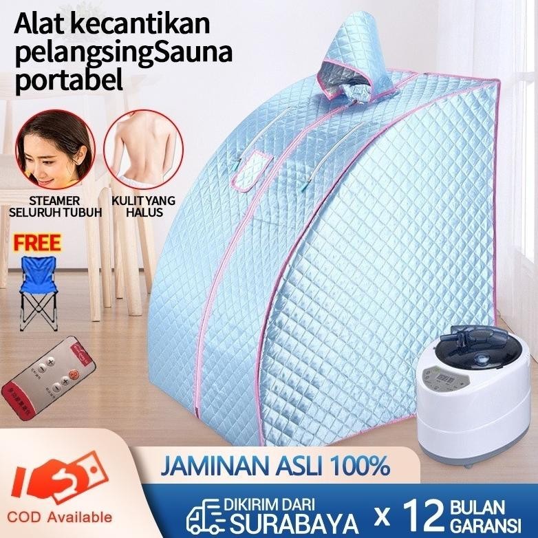 Jual Murah JF Kotak sauna / Portable Steam Sauna Alat Pelangsing Tubuh ...