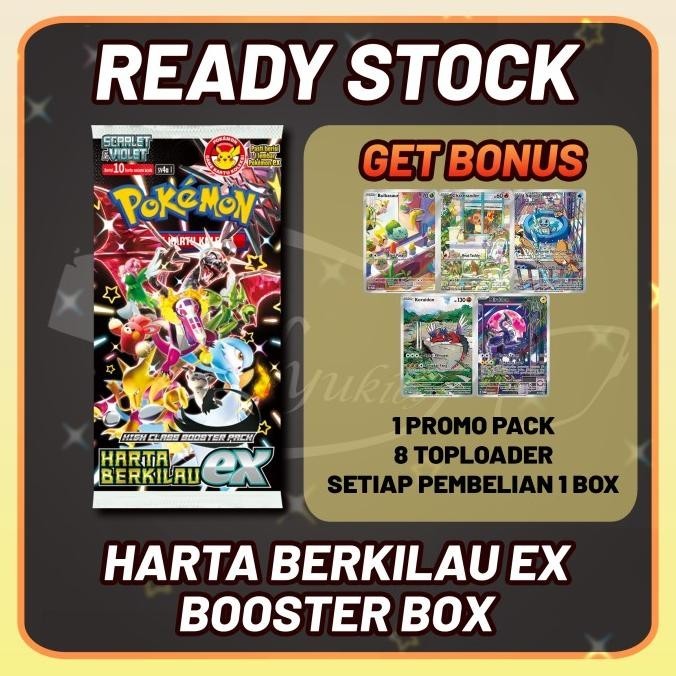 Jual Pokemon Harta Berkilau ex SV4A Booster Box Indonesia | Shopee Indonesia
