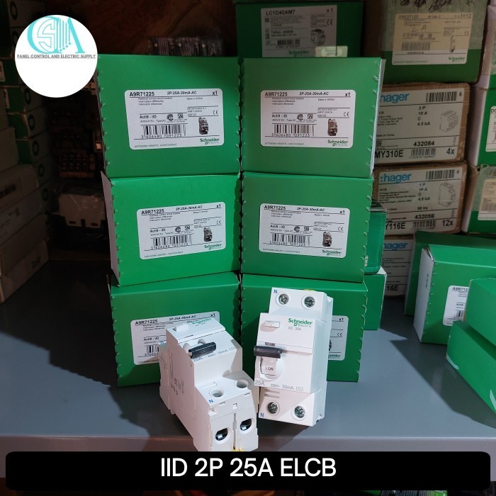 Jual SCHNEIDER RCCB ELCB ACTI9 A9R74225 2P 25A 30MA | Shopee Indonesia