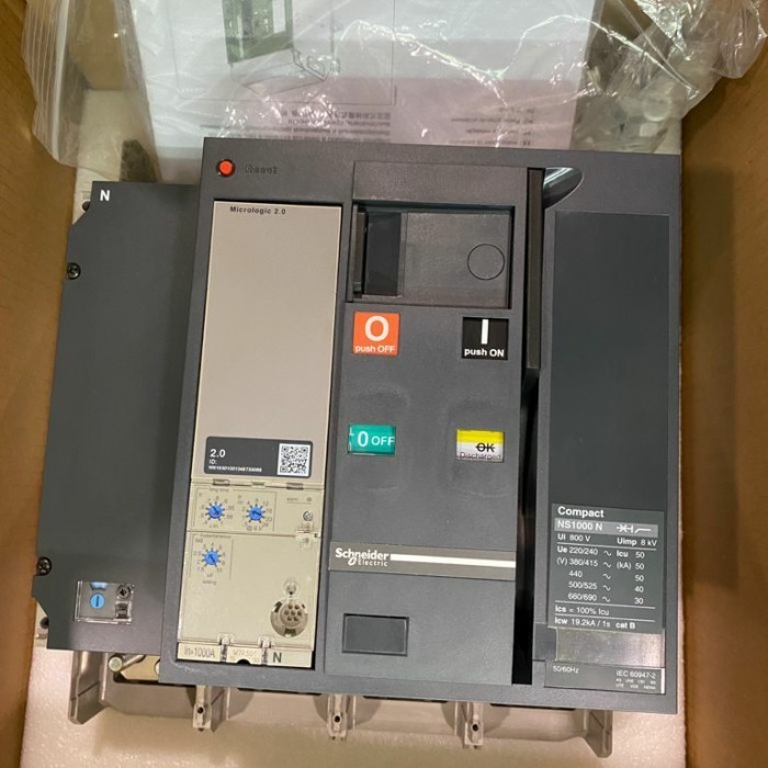 Jual MCCB NS1000N 4P 1000A + MOTORIZED UVT AUX MICRO 2.0 SCHNEIDER ORIGINAL | Shopee Indonesia