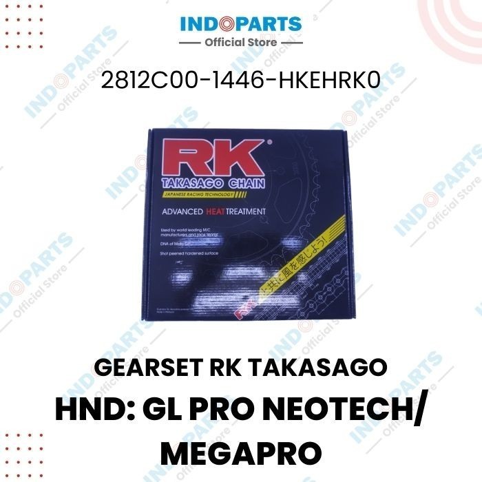 Jual GEAR SET (girset) HONDA GL PRO NEOTECH/ MEGAPRO, RK Takasago (C ...