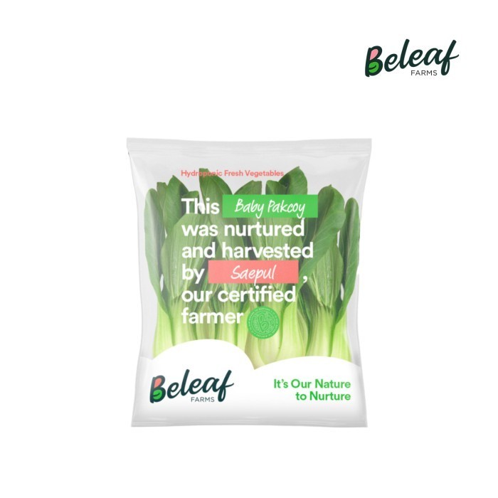 Jual Beleaf Farms Baby Pakcoy Hidroponik 200 gram | Shopee Indonesia