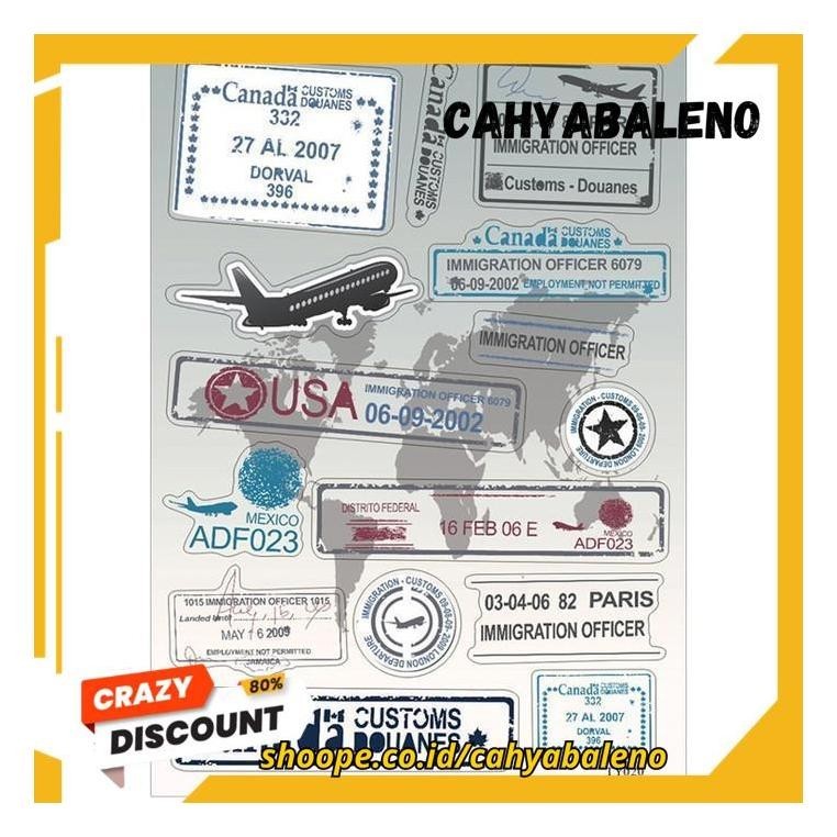 Jual STIKER STICKER KOPER LAPTOP KULKAS MOTOR TRAVEL RETRO MURAH BAGUS ...