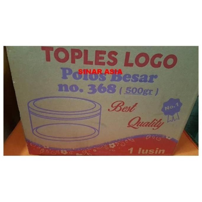 Jual Toples Plastik Kue Makanan Besar Logo 368 500Gr 1 Lusin ...