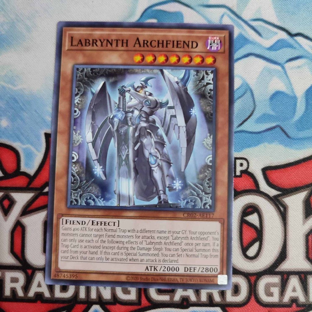 Jual yugioh AE labrynth archfiend CR02-AE117 C original | Shopee Indonesia