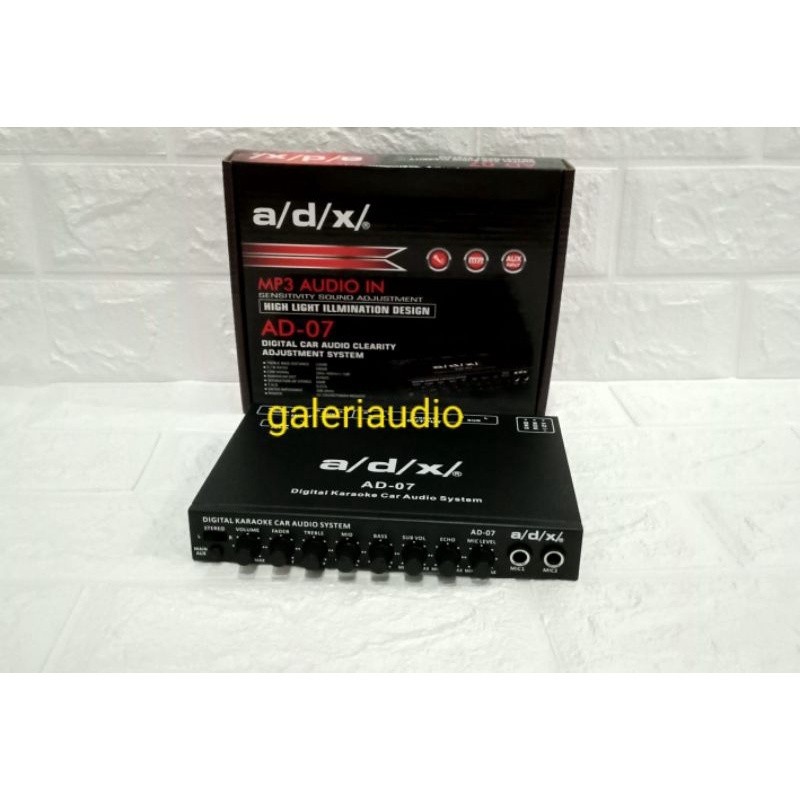 Jual [ONLINE EXCLUSIVE] Pre Amp ADX AD-07 karaoke Parametrik A/D/X/ AD ...