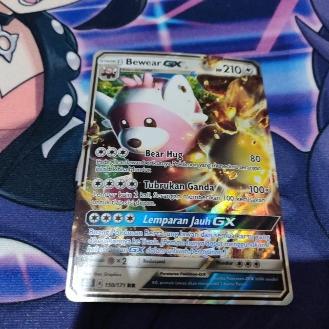 Jual Kartu Pokemon TCG ID AS2b Bewear GX RR | Shopee Indonesia