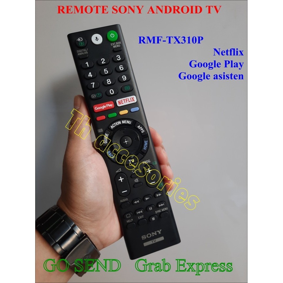Jual Remote tv Sony Android TV Smart tv Original RMF-TX310P | Shopee Indonesia