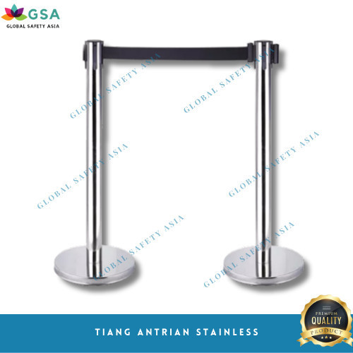 Jual Baru!!! Tiang Antrian Stainless Queue Line Standing Barrier ...