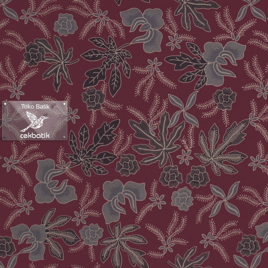 Jual kain batik - Kualitas Ekspor Motif Batik Bunga Manis Elegan V16 ...