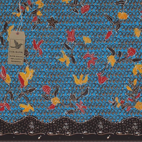 Jual Kain Batik - Motif Madura (Biru Soft) | Shopee Indonesia
